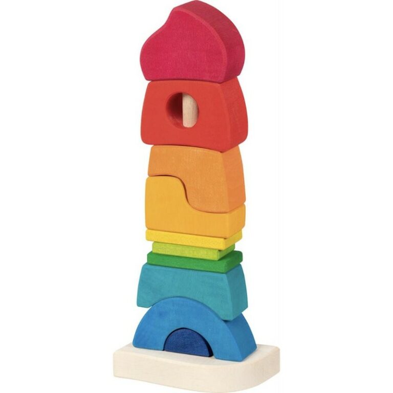 Goki Stapeltoren Klein Kasteel | Houten duurzaam speelgoed