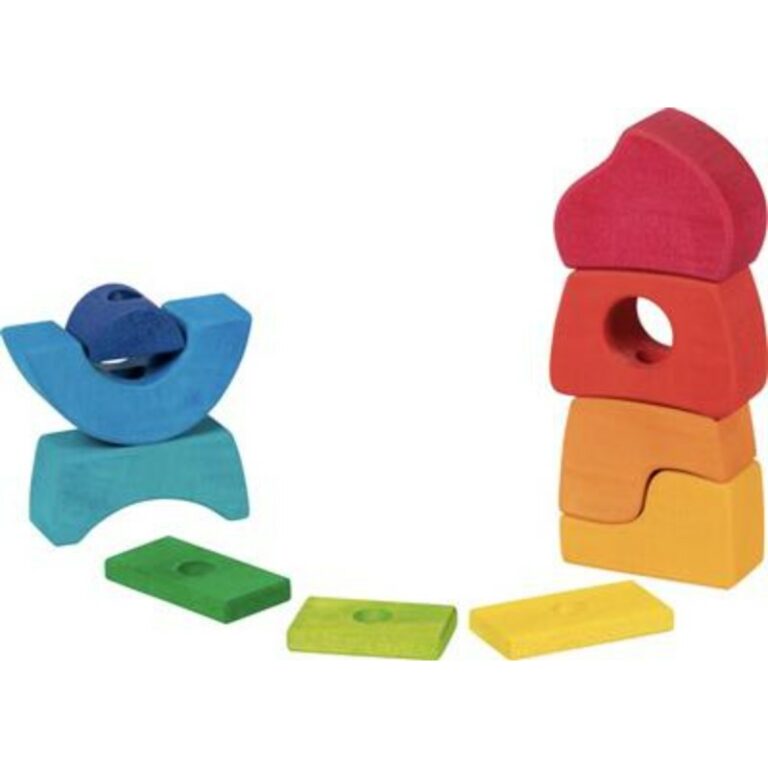 Goki Stapeltoren Klein Kasteel | Houten duurzaam speelgoed